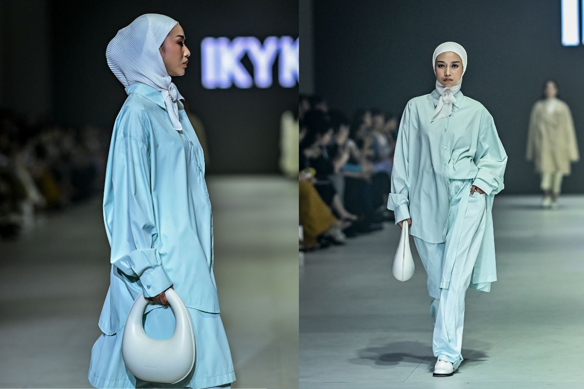10 Pesona Powder Blue di Jakarta Fashion Week 2024: Tren Warna Terkini di Industri Mode